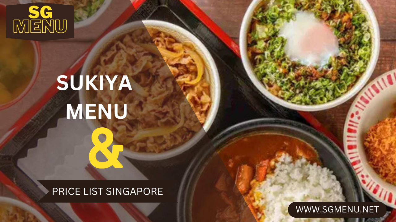 Sukiya Menu And Price List Singapore Updated 2024 – SG Menuu