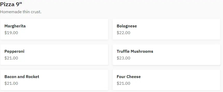 IL Fiore Restaurant Menu & Price List Singapore Updated 2024 – SG Menuu